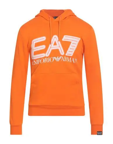 EA7 Cotton-elastane Sweatshirt - Orange