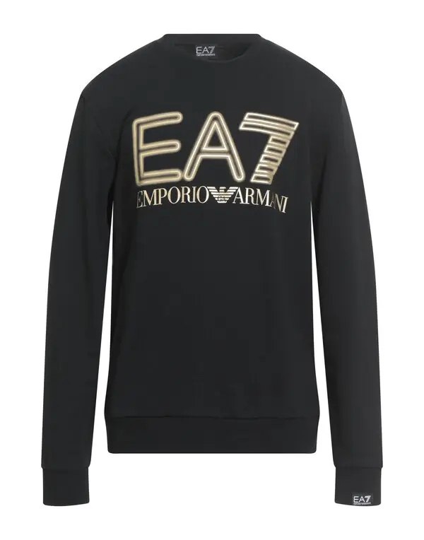 EA7 Cotton Sweatshirt - Black
