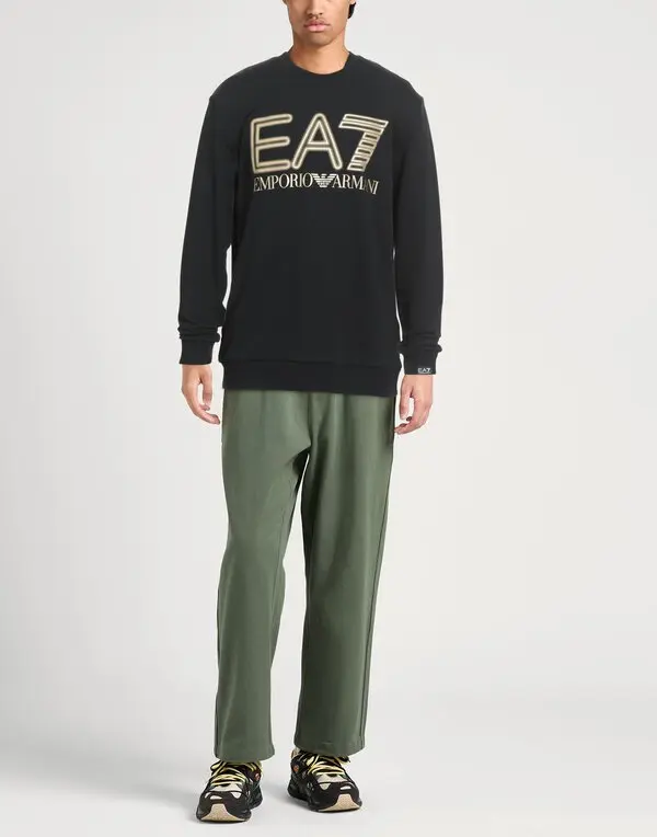 EA7 Cotton Sweatshirt - Black