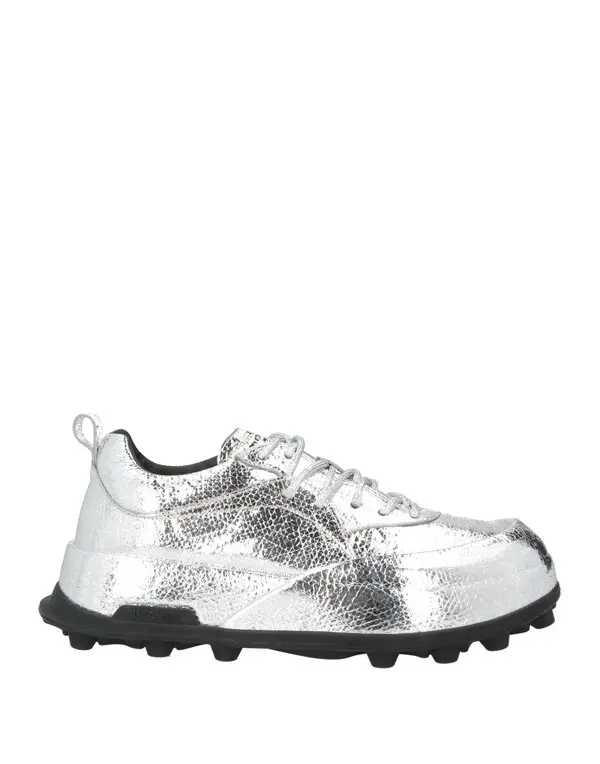 JIL SANDER Leather Low-top Sneakers - Silver