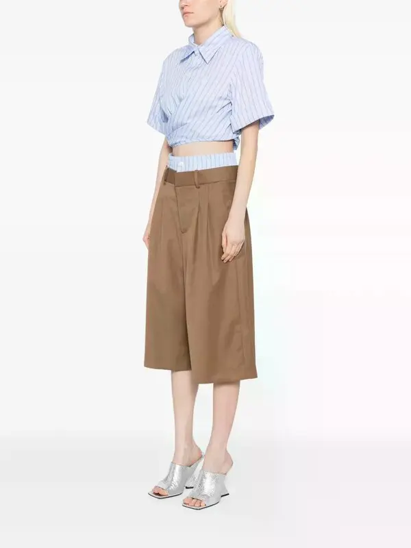 Monse Wrap Cropped Shirt