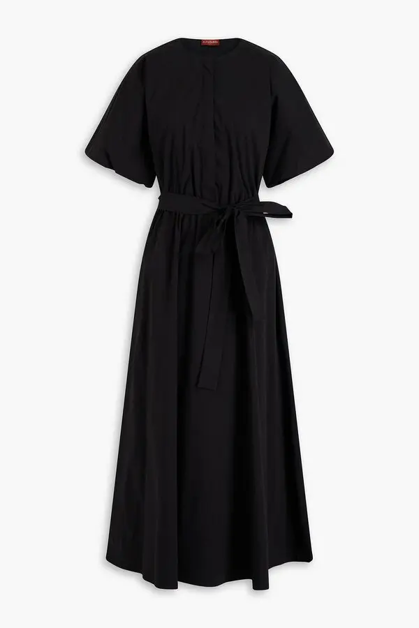 marcia mini dress black white Marcia Jersey Shirt Dress-Black