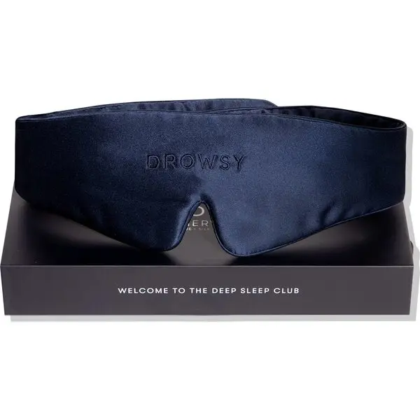 DROWSY SLEEP CO. Featherweight Sleep Mask - Midnight Blue