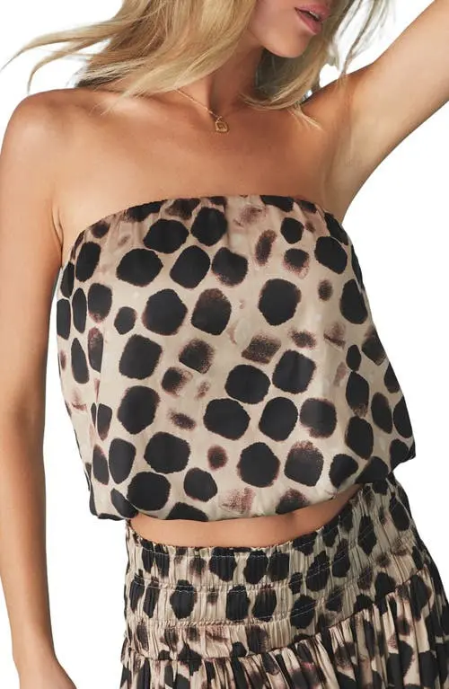 NEXT Printed Bandeau Crop Top