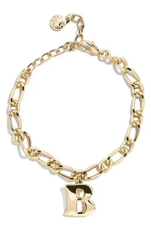 Baublebar Annika Initial Bracelet - Gold - B