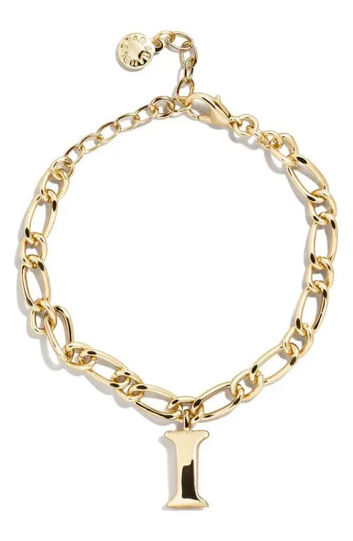 Baublebar Annika Initial Bracelet - Gold - I
