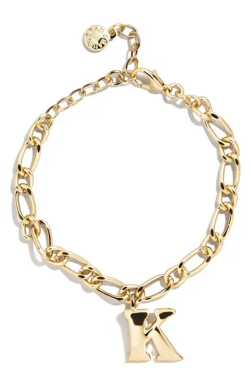 Baublebar Annika Initial Bracelet - Gold - K