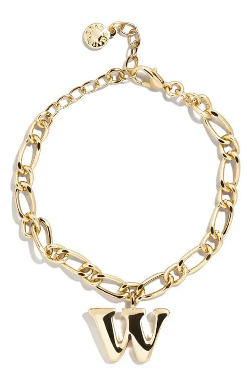 Baublebar Annika Initial Bracelet - Gold - W