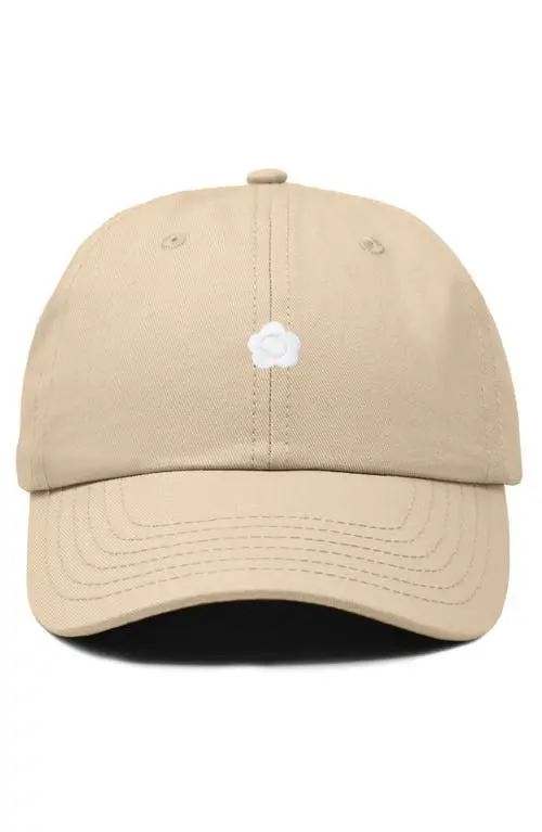 DALIX Lil Flower Dad Cap - Khaki