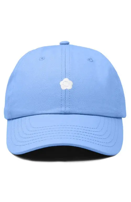DALIX Lil Flower Dad Cap - Light Blue