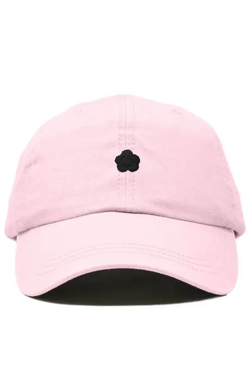 DALIX Lil Flower Dad Cap - Washed Pink