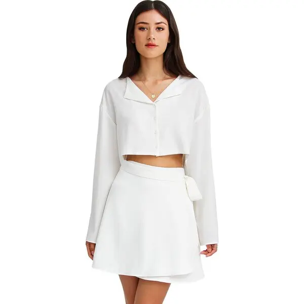 BELLE & BLOOM Before You Go Top - White