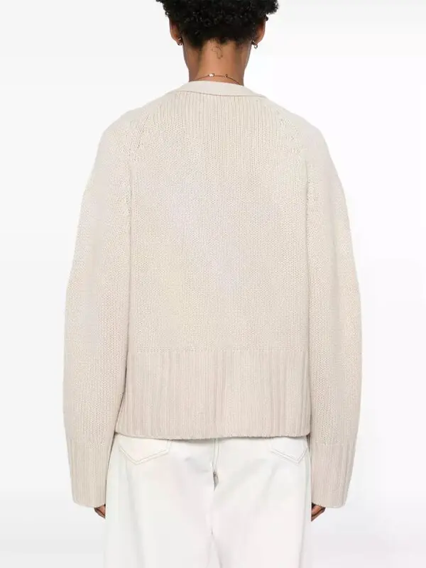 Soft Goat Cashmere Cardigan - Neutrals
