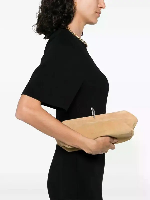 Benedetta Bruzziches Leather Clutch Bag