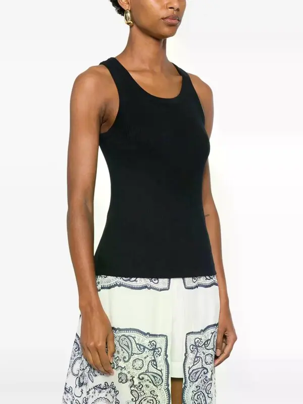 Vince Sleeveless Knit Top - Blue