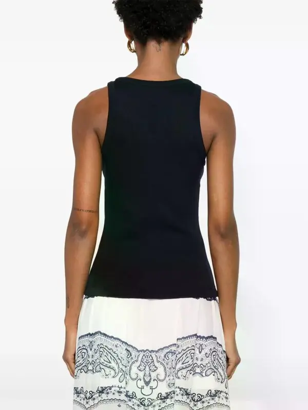 Vince Sleeveless Knit Top - Blue