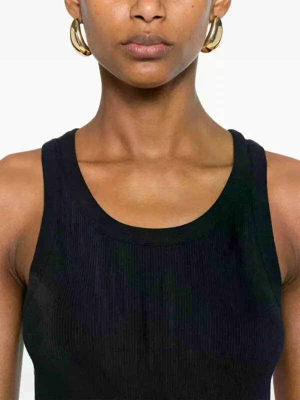 Vince Sleeveless Knit Top - Blue
