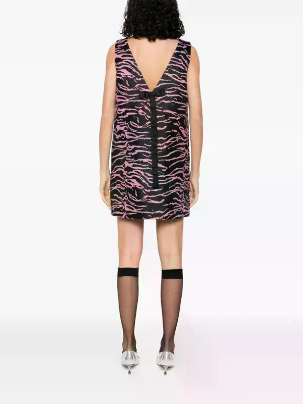 Baum Und Pferdgarten Zebra-print Mini Dress