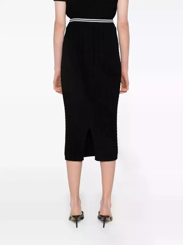 Alessandra Rich Cotton Midi Skirt