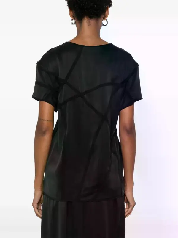 YEHUAFAN Silk T-shirt