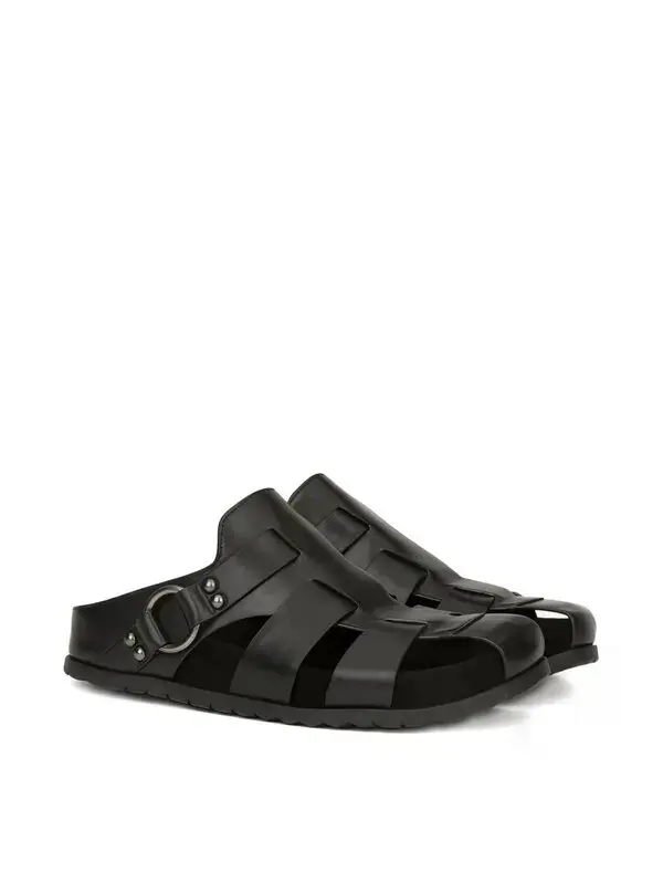 Ash Leather Sandals