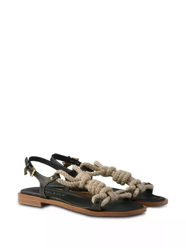 Prada Knotted Rope-detail Sandals