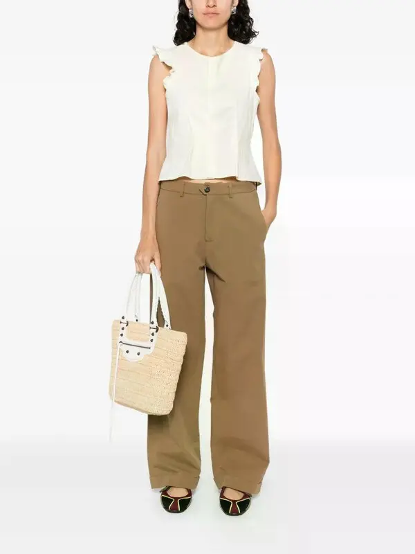 SOCIETE ANONYME Cotton Trousers - Brown