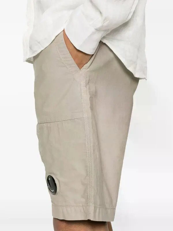 C.P. COMPANY Lens-detail Cargo Shorts - Neutrals