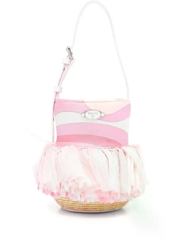 Emilio Pucci Silk Bucket Bag