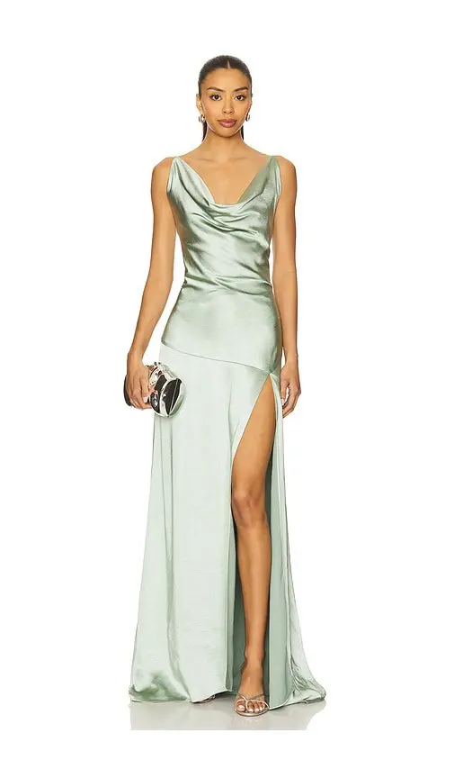 ELLIATT Drape Satin Gown