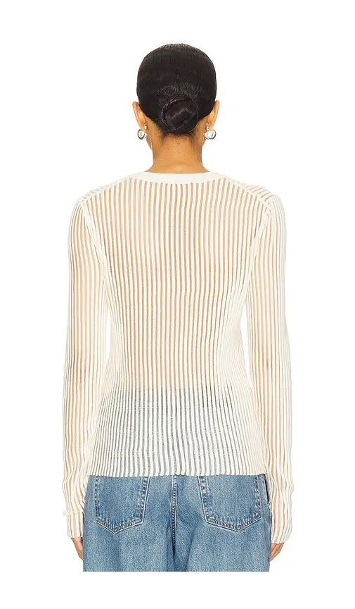 Helmut Lang Stripe Crew Top