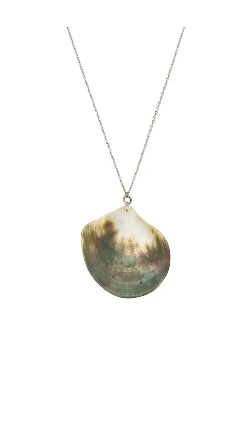 PETIT MOMENTS Abalone Shell Pendant Necklace