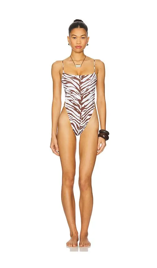 INDAH Dna.2 Printed One Piece Swimsuit