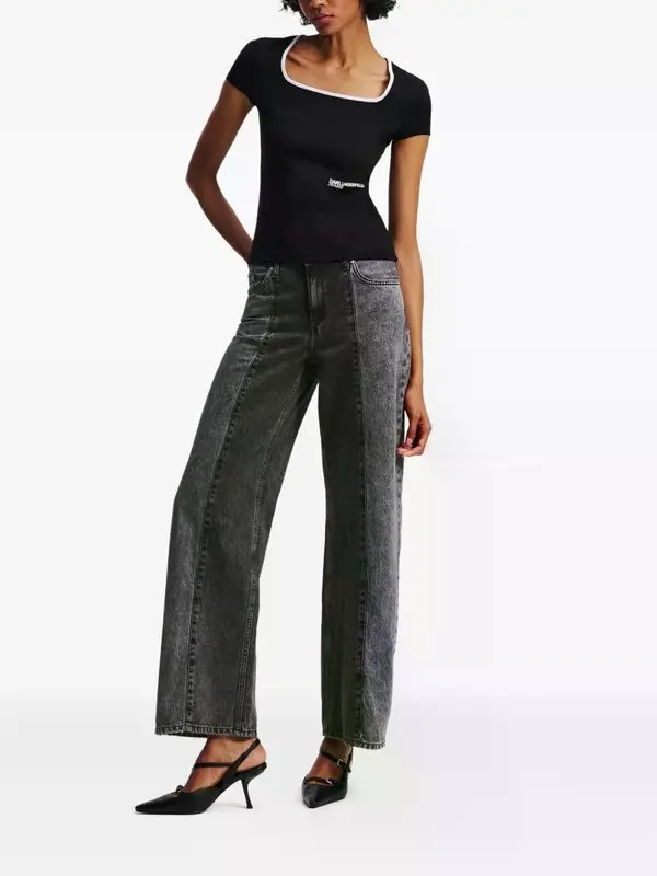 Karl Lagerfeld Relaxed Blocked Jeans
