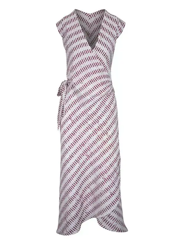 PETER COHEN Geometric-print Maxi Dress