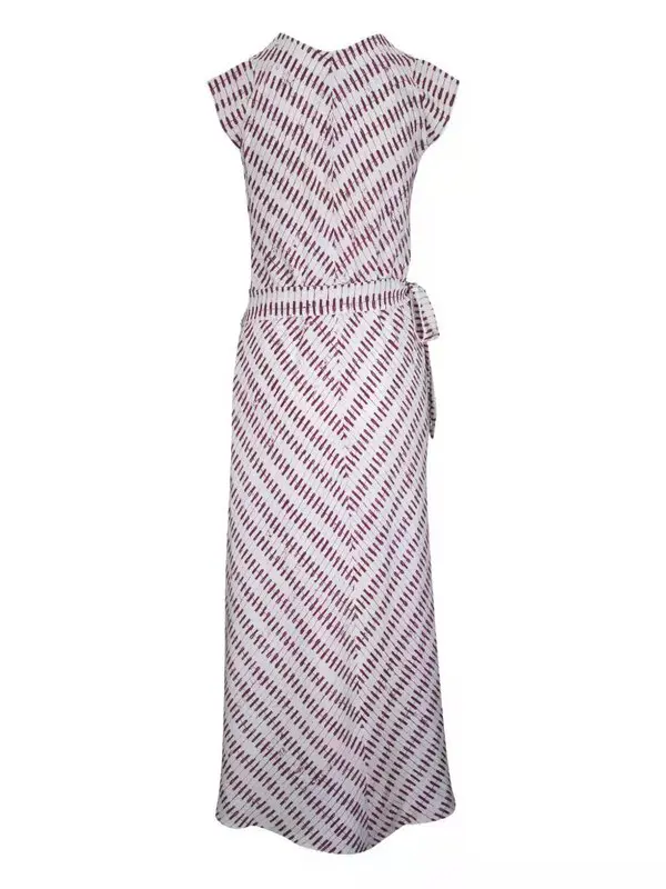 PETER COHEN Geometric-print Maxi Dress