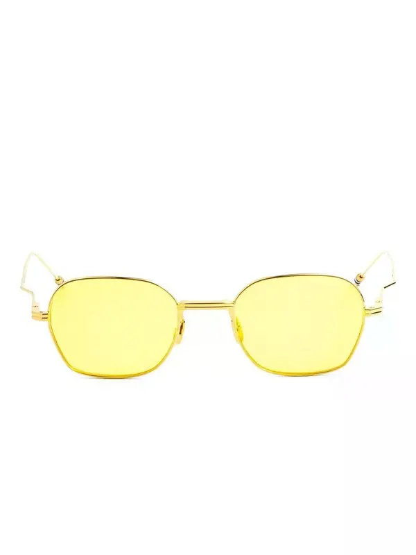 Thom Browne Square Frame Sunglasses - Gold