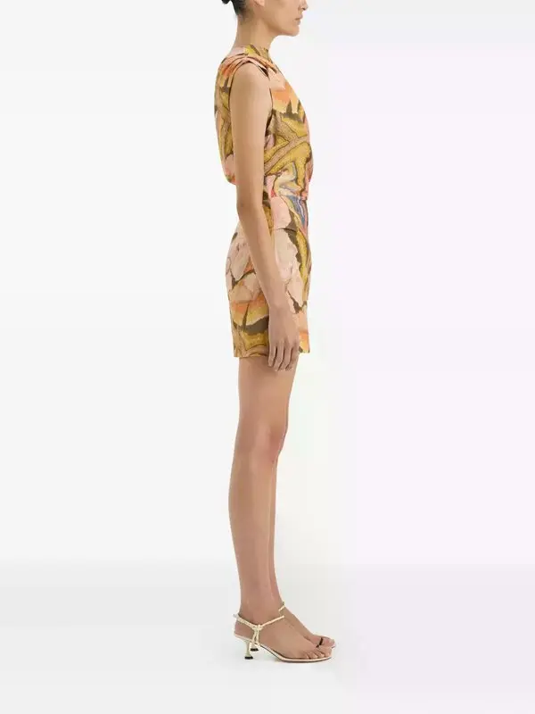 Sir The Label Abstract-print Mini Dress