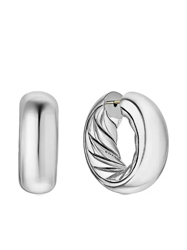 David Yurman Dy Mercer® Hoop Earrings - Silver