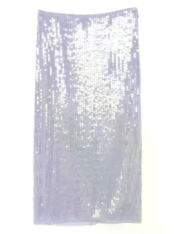 Monse Sequinned Pencil Skirt - Purple