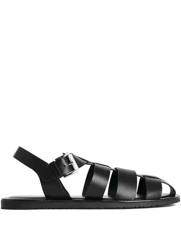 Karl Lagerfeld Leather Caged Sandals