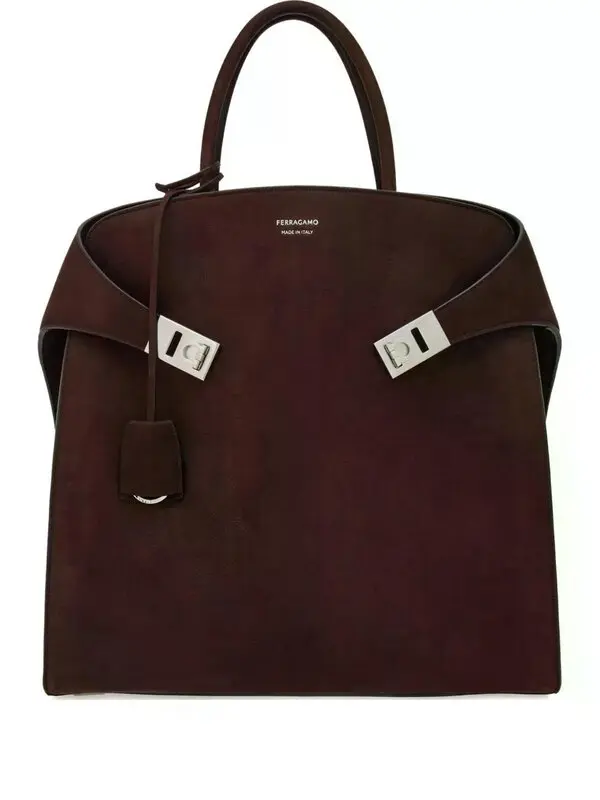 FERRAGAMO Hug Tote Bag - Brown
