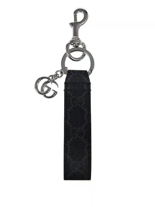 Gucci Double G Keyring - Black