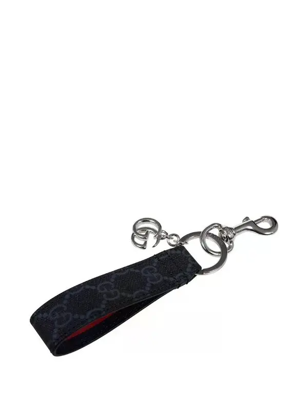 Gucci Double G Keyring - Black