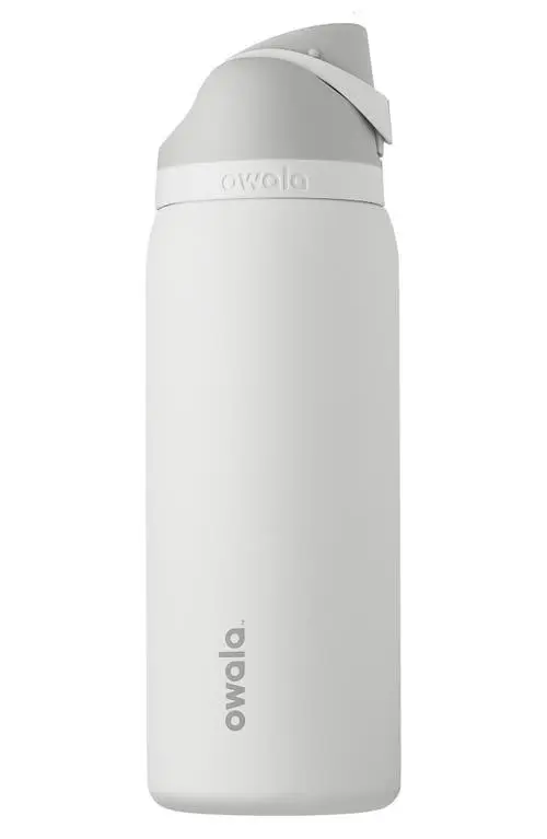 OWALA 32oz. Freesip Stainless Steel Water Bottle - Shy Marshmallow
