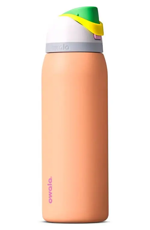 OWALA 40oz. Freesip Stainless Steel Water Bottle - Peachy Keen