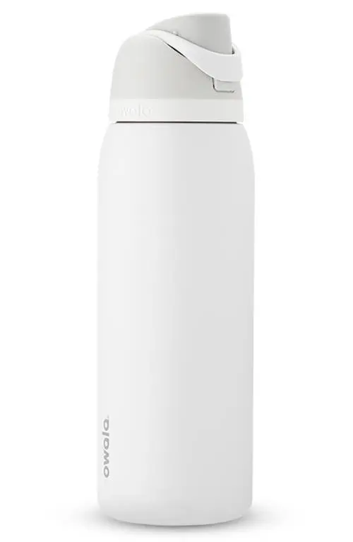 OWALA 40oz. Freesip Stainless Steel Water Bottle - Shy Marshmallow