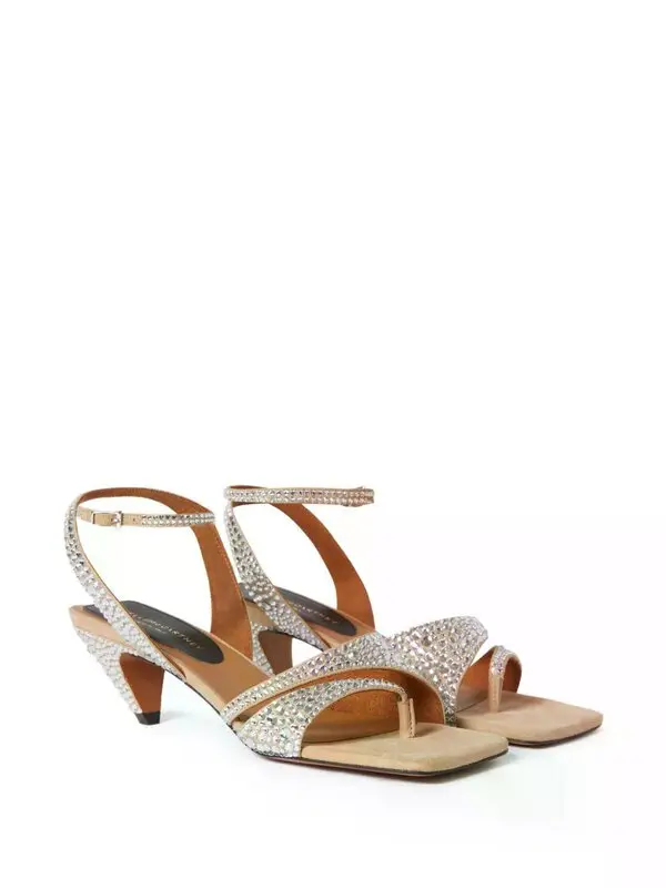 Stella McCartney Rhinestone-embellished Sandals - Neutrals