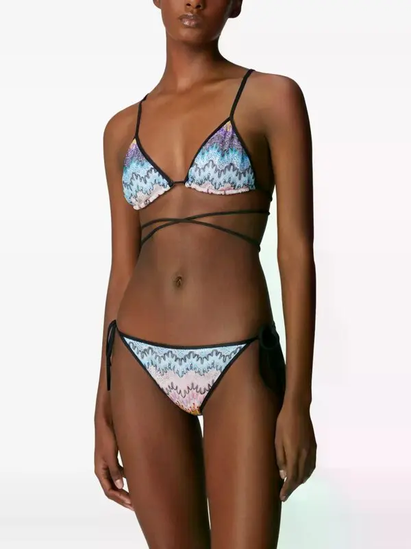 Missoni Zigzag-pattern Bikini - Black