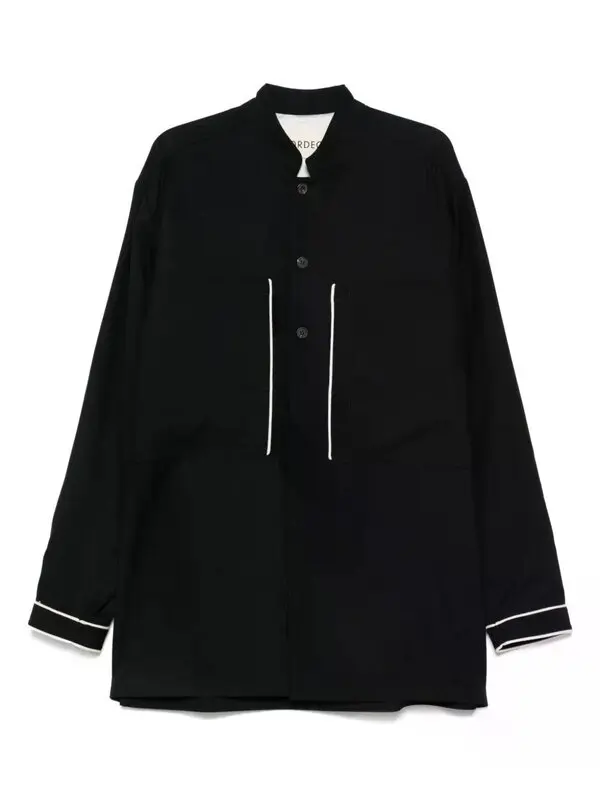 MORDECAI Virgin-wool Shirt - Black